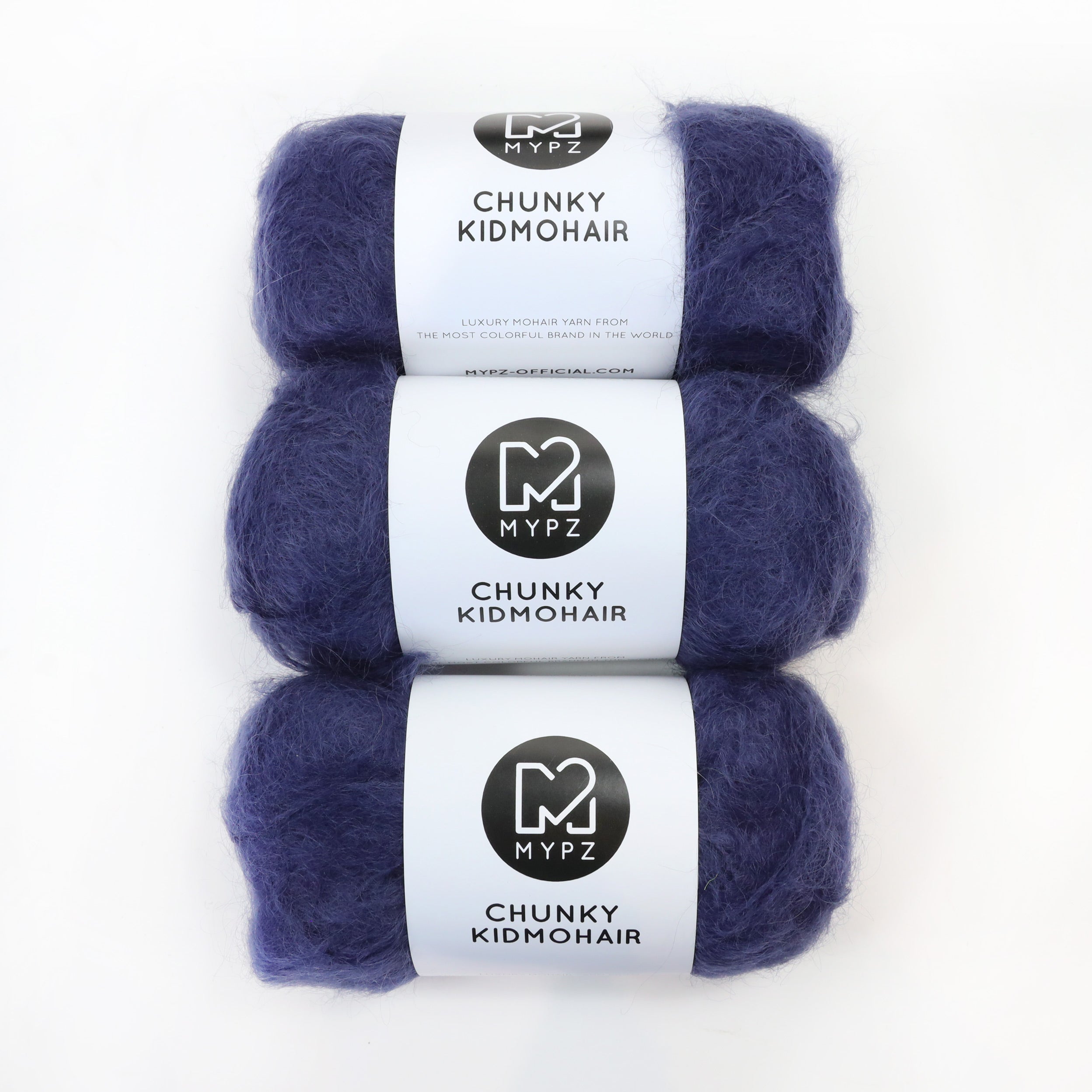 MYPZ Chunky Kidmohair DK – RAW Dark Blue – MYPZ Handmade Luxury